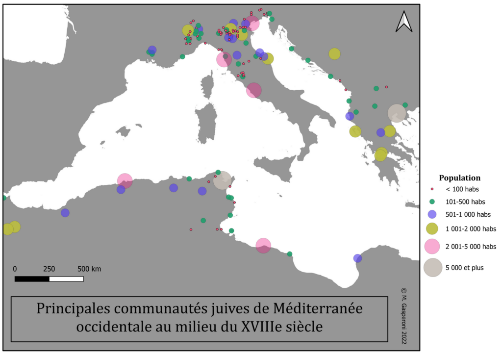 Atlas des populations juives en France et en Italie (XVe-XIXe s ...